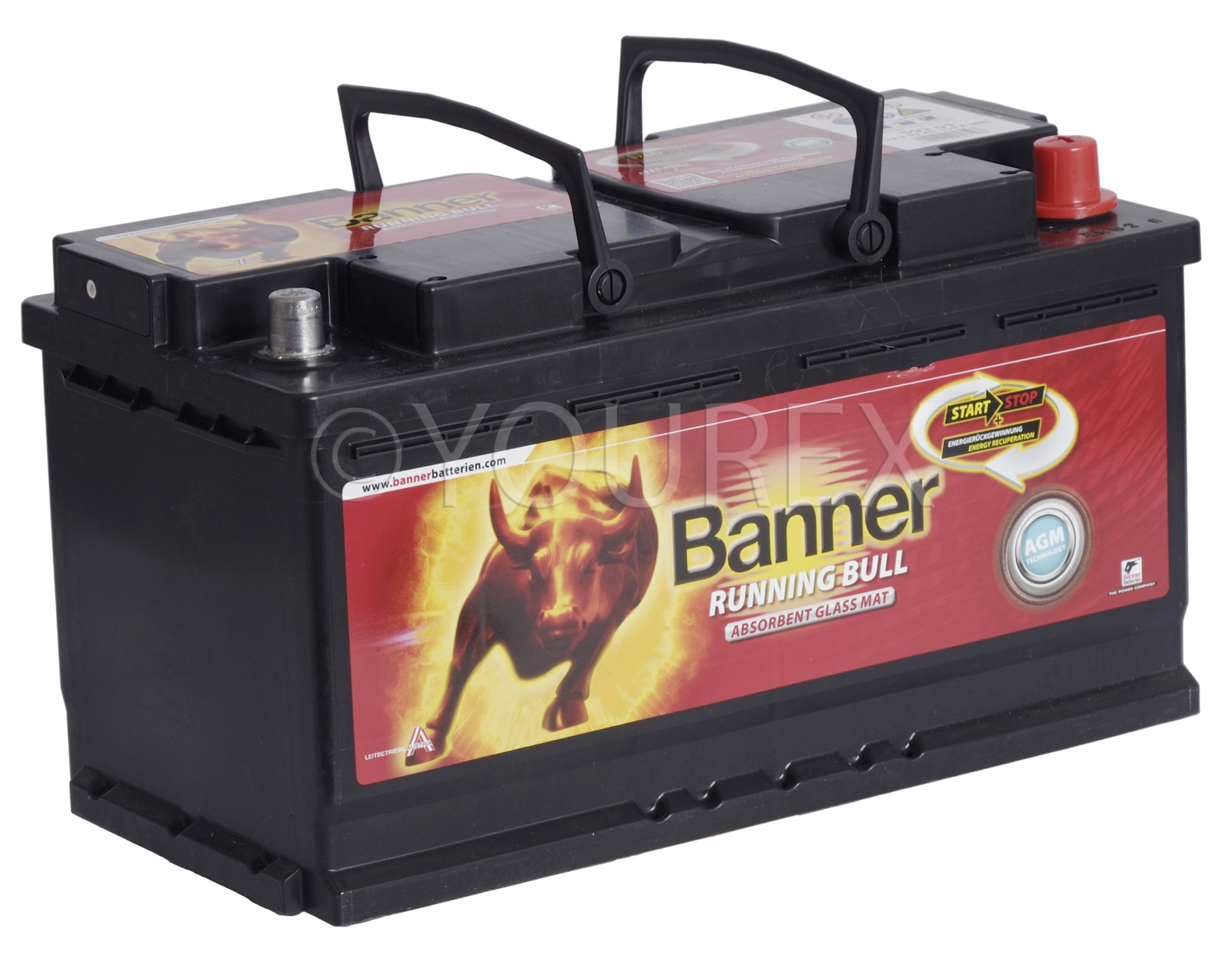 BOSCH-S6013 - Batteri Banner Bull AGM 92A - Banner - Batterier Fordon ...