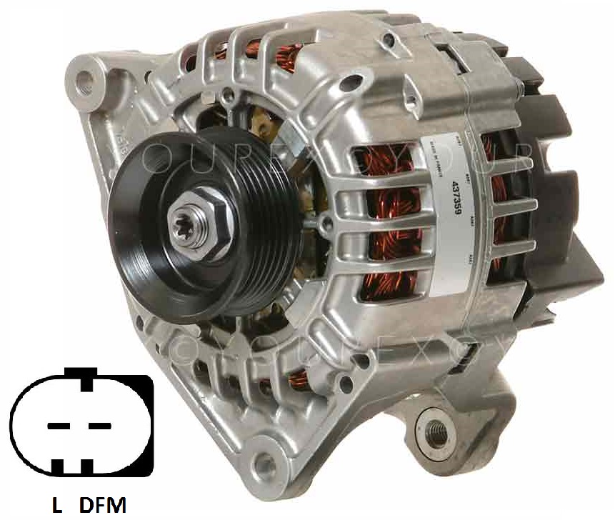 90-025-4447 - Audi Generator 12V-140A - Bosch Ersättning - Generatorer ...